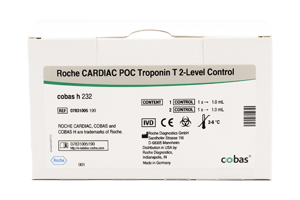 Roche Cardiac POC Troponin T 2-Level Control (1Pkg. = 2x1ml) * (ersetzt ...